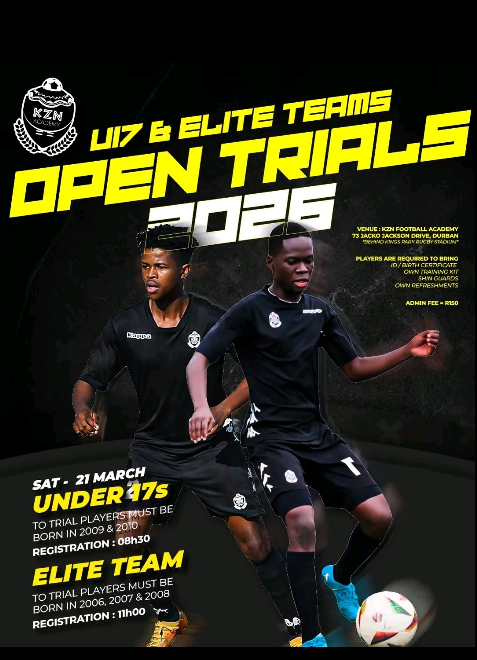 KZN Academy - Football Excellence | Youth Development in Durban
